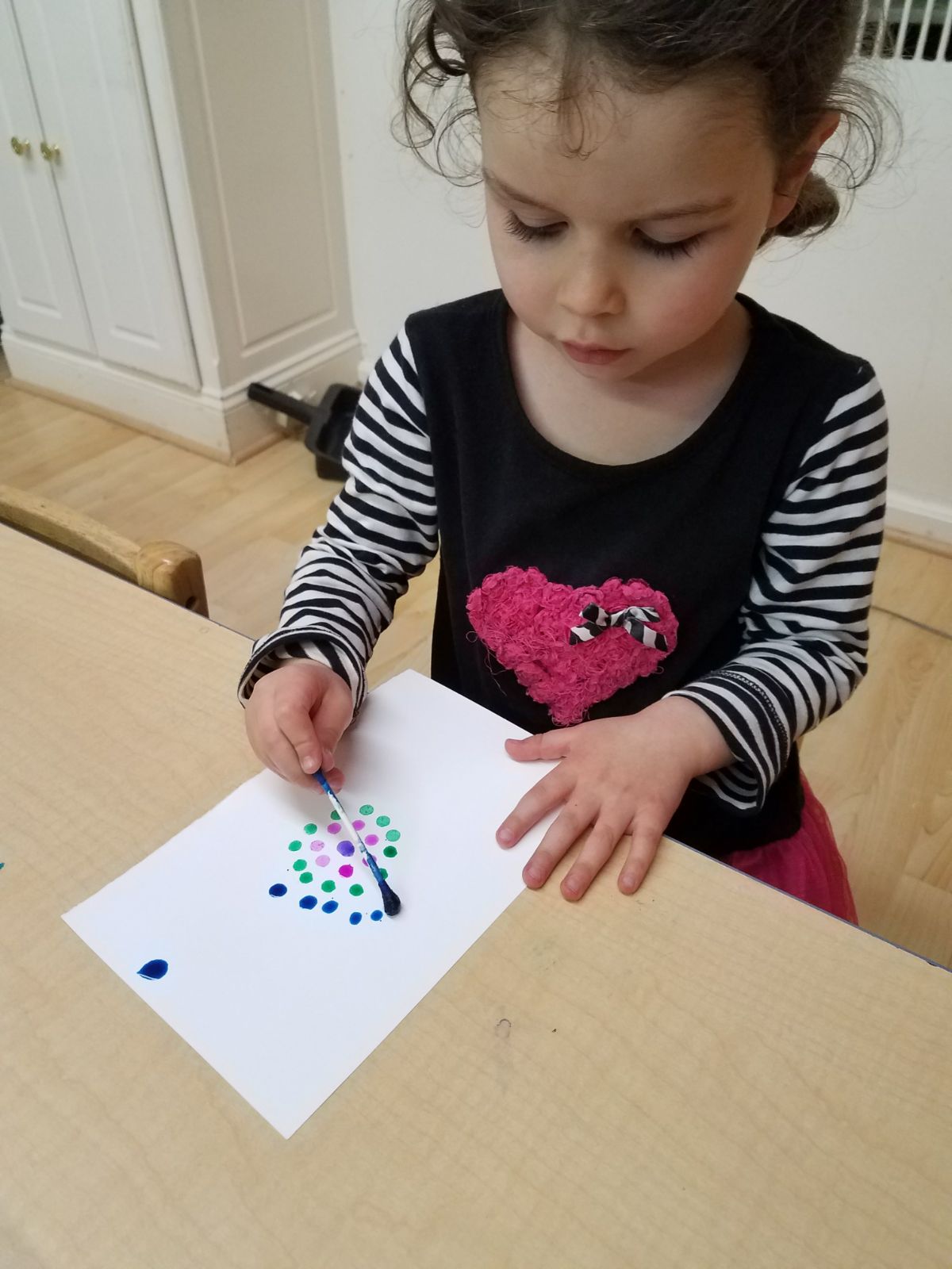 Kinder Gan Preschool Class: Practicing Patterns