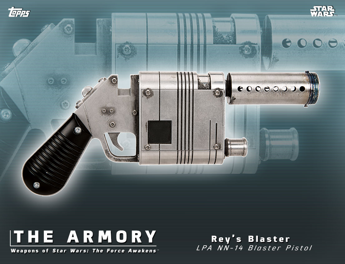 Rey's blaster from Star Wars: The Force Awakens