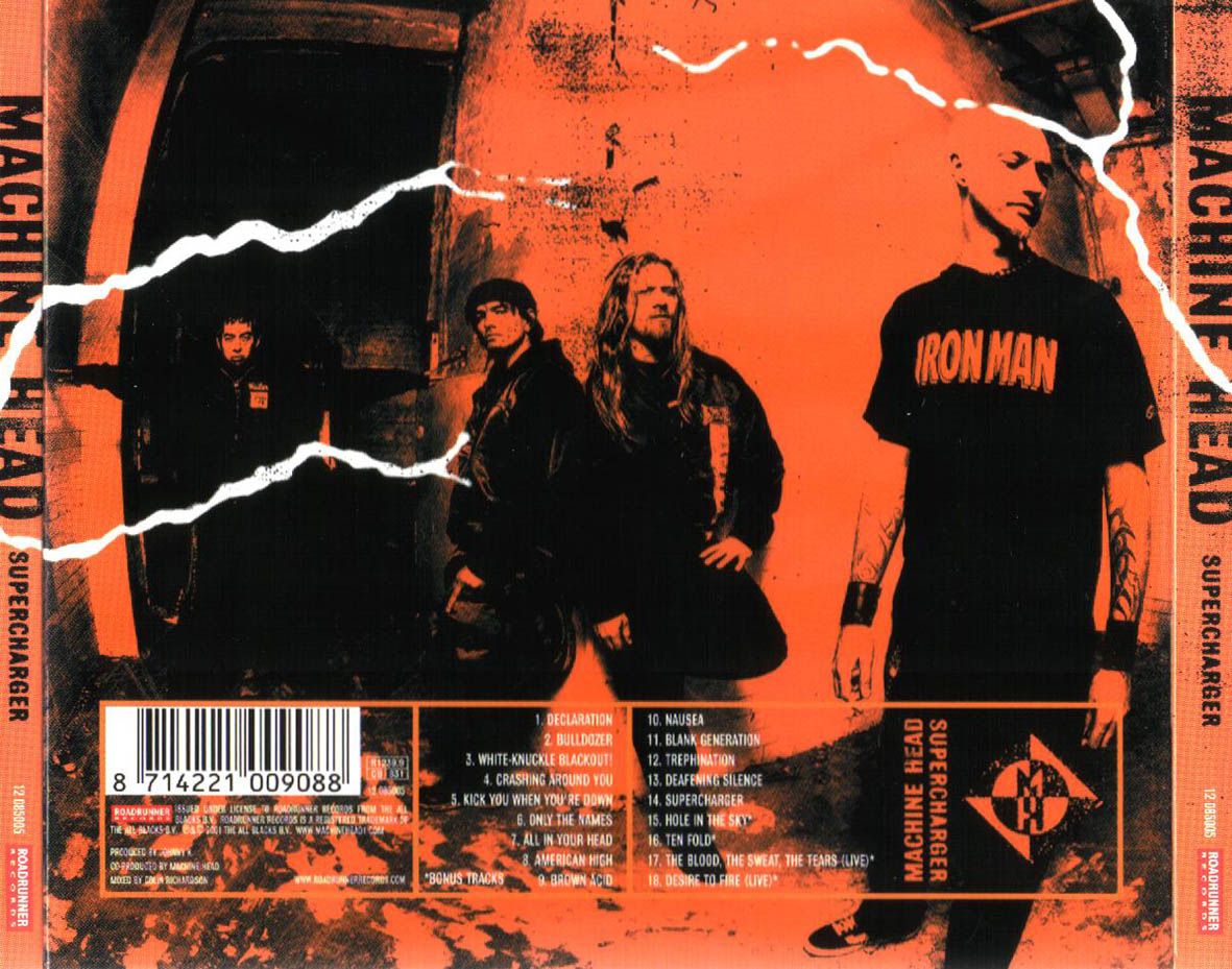 CARATULAS DE CD DE MUSICA: Machine Head Supercharger (2001)