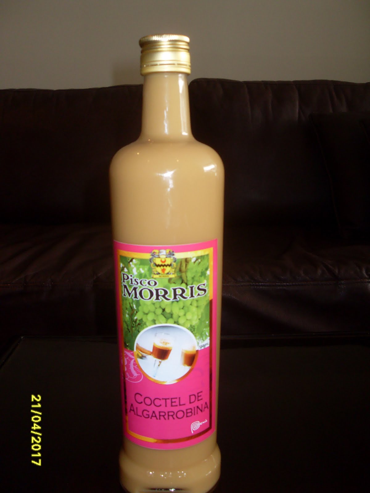 PISCO A LA CREMA. (Cóctel de Algarrobina) ~ PISCO