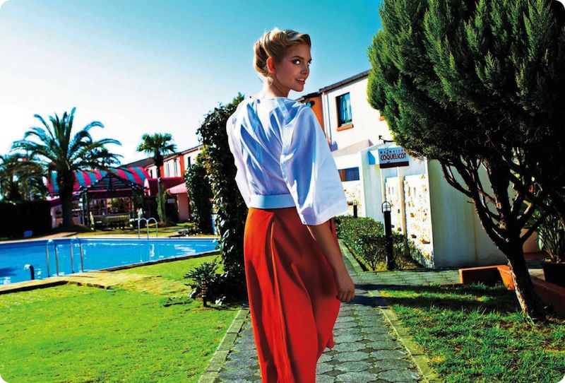 the perfect spring: dani seitz by takaki kumada for elle japan march ...