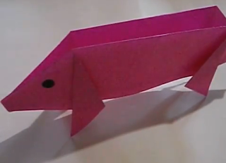 Cerdito de papel | Papiroflexía para Niños