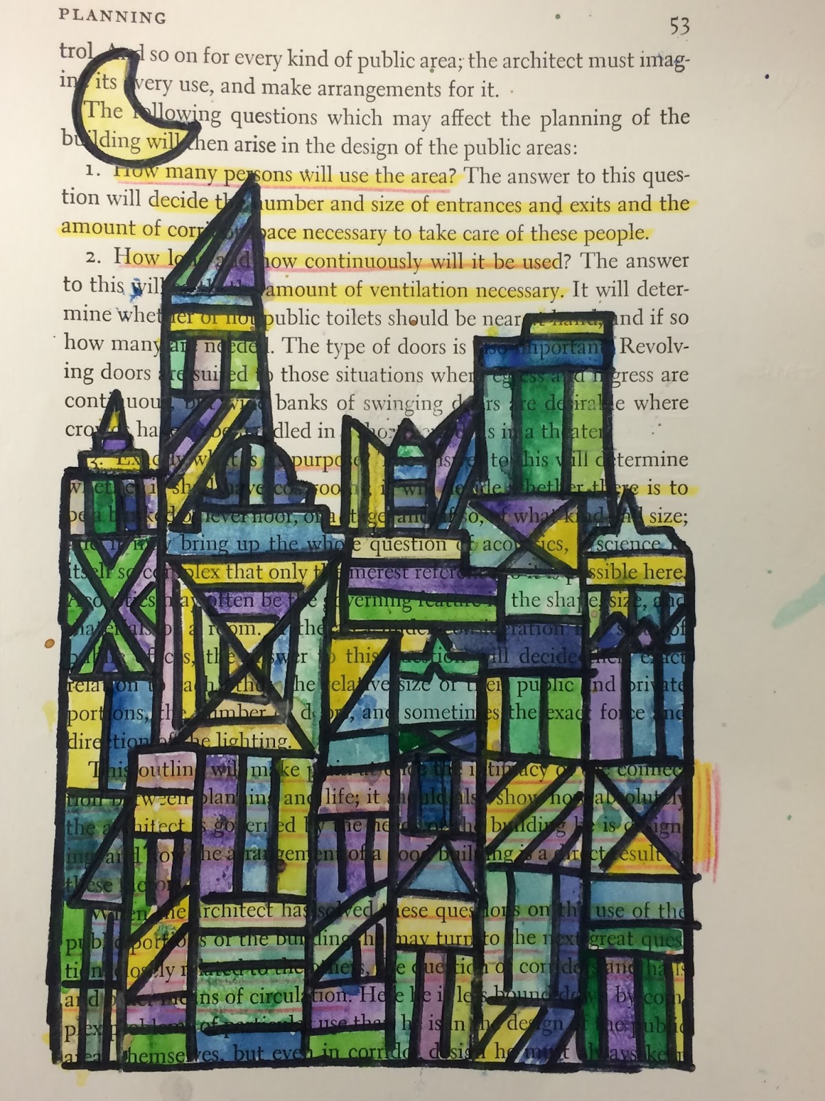 Mrs. Wille's Art Room: 6th grade Paul Klee inspired cityscapes