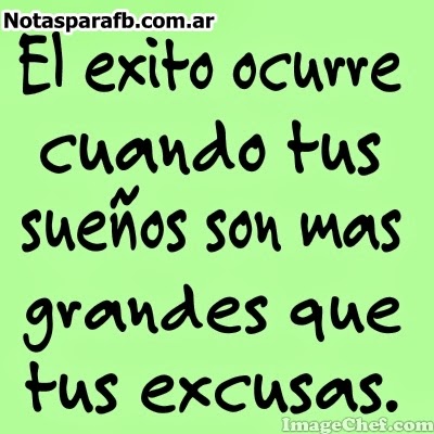 Nota 310 - El exito ocurre cuando... | Notas ImageChef