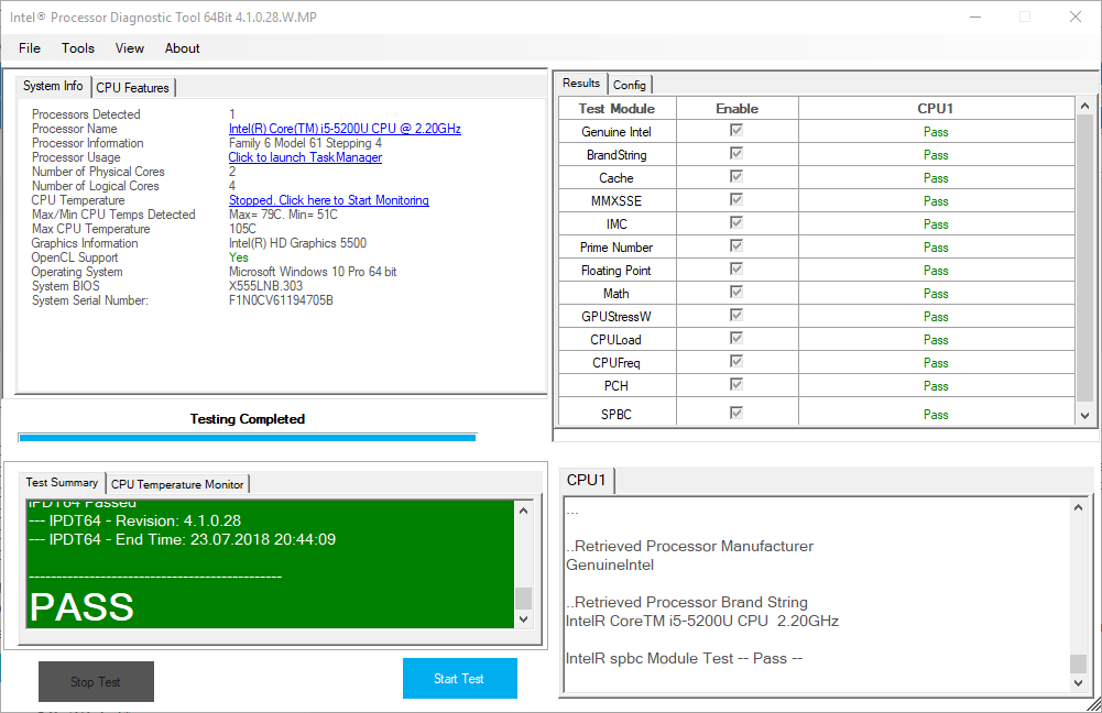 Intel Processor Diagnostic Tool kullanarak İşlemcinizi test edin