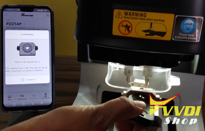 How to cut Ford tibbe key using Condor Dolphin? | Xhorse VVDI Tools ...