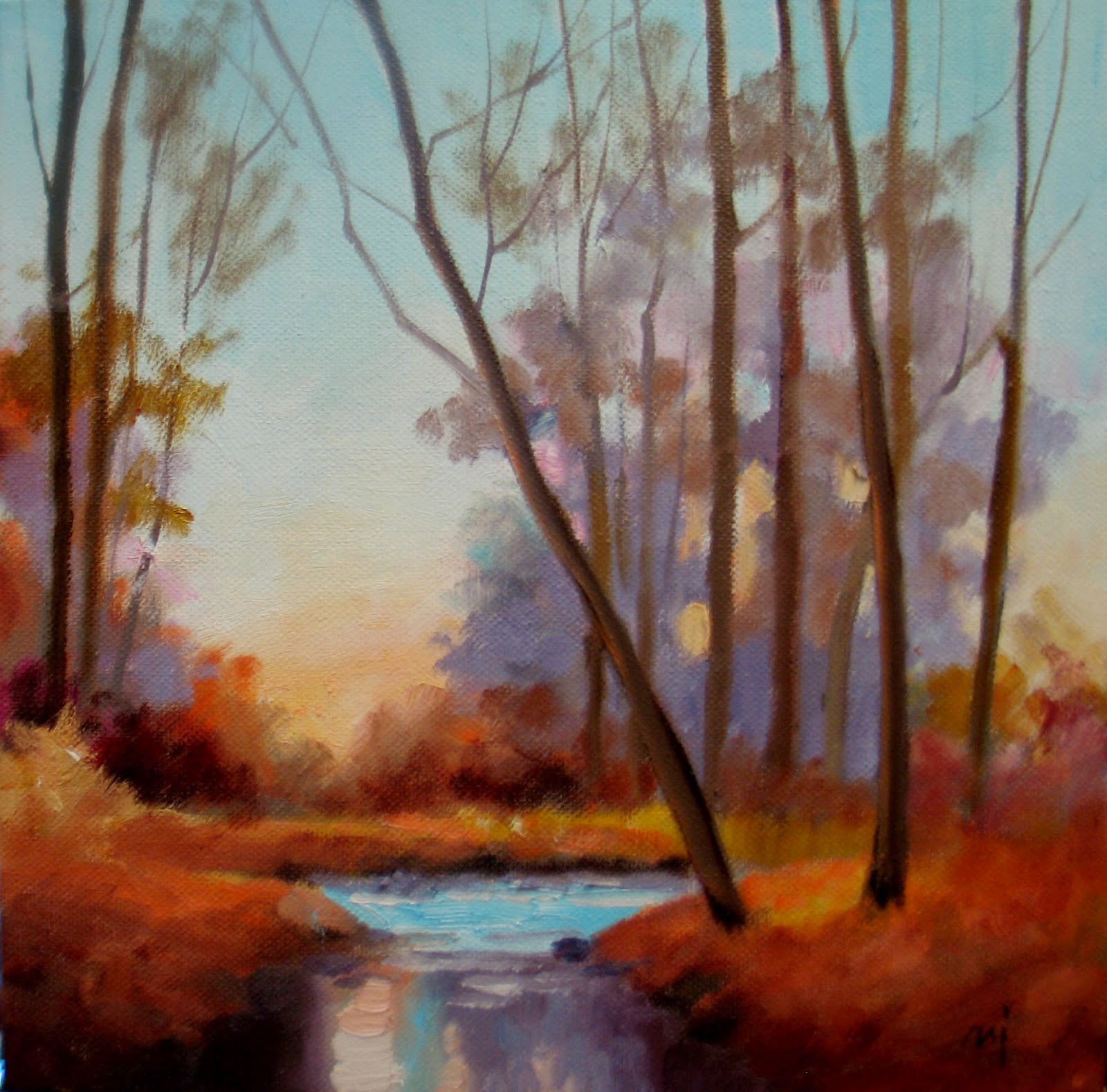 Nel's Everyday Painting: November Abstract - SOLD