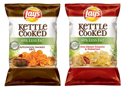 News: Frito Lay - New Reduced Fat Kettle-Cooked Lay's Potato Chips ...