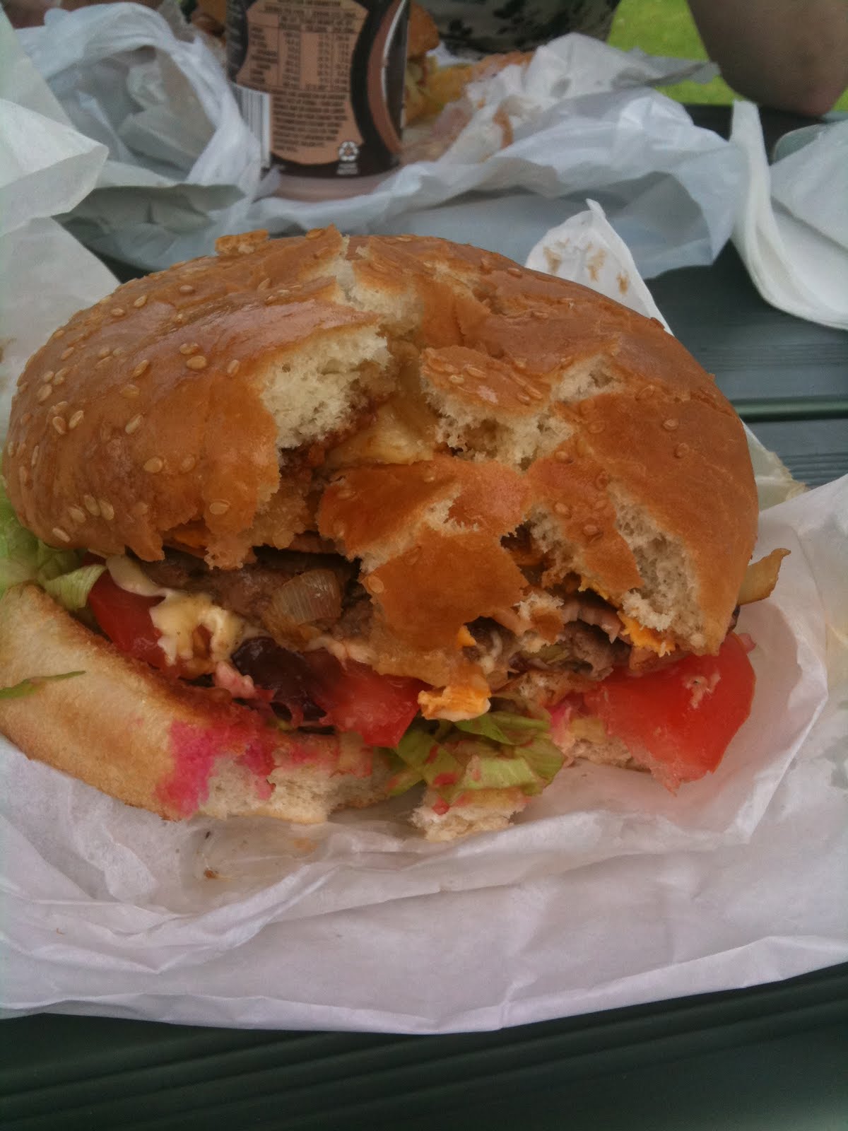 Aggies in Oz: A burger with the lot