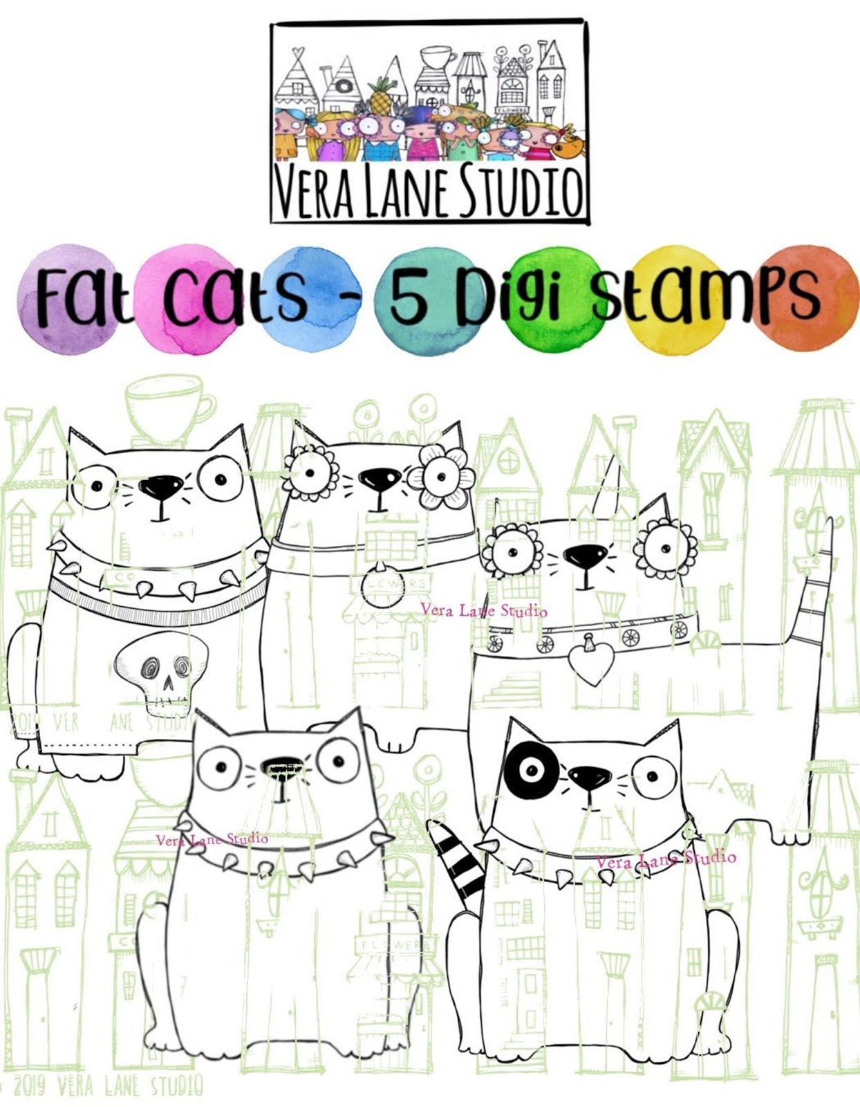 Craftilicious Creations: Cat Lovers Hop: Fat Cats