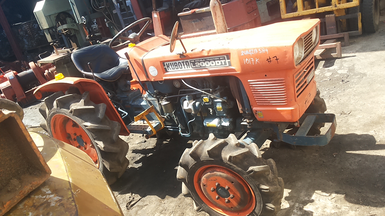 Products: Kubota L2000DT Farm Tractor with Tiller attachment rotorvator