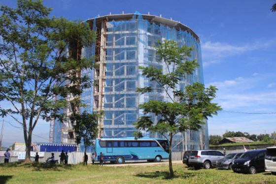 Rusunawa di Daerah Bandung ini Mempunyai Bentuk Bulat