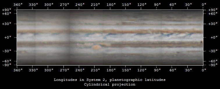 Przestrzeń Planetarna : FULL map Jupiter