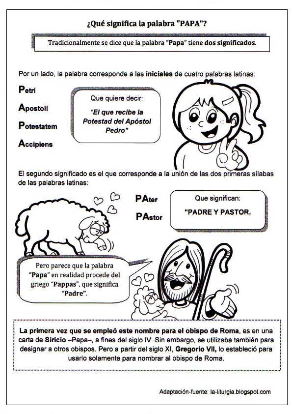 Significado De La Palabra Papa