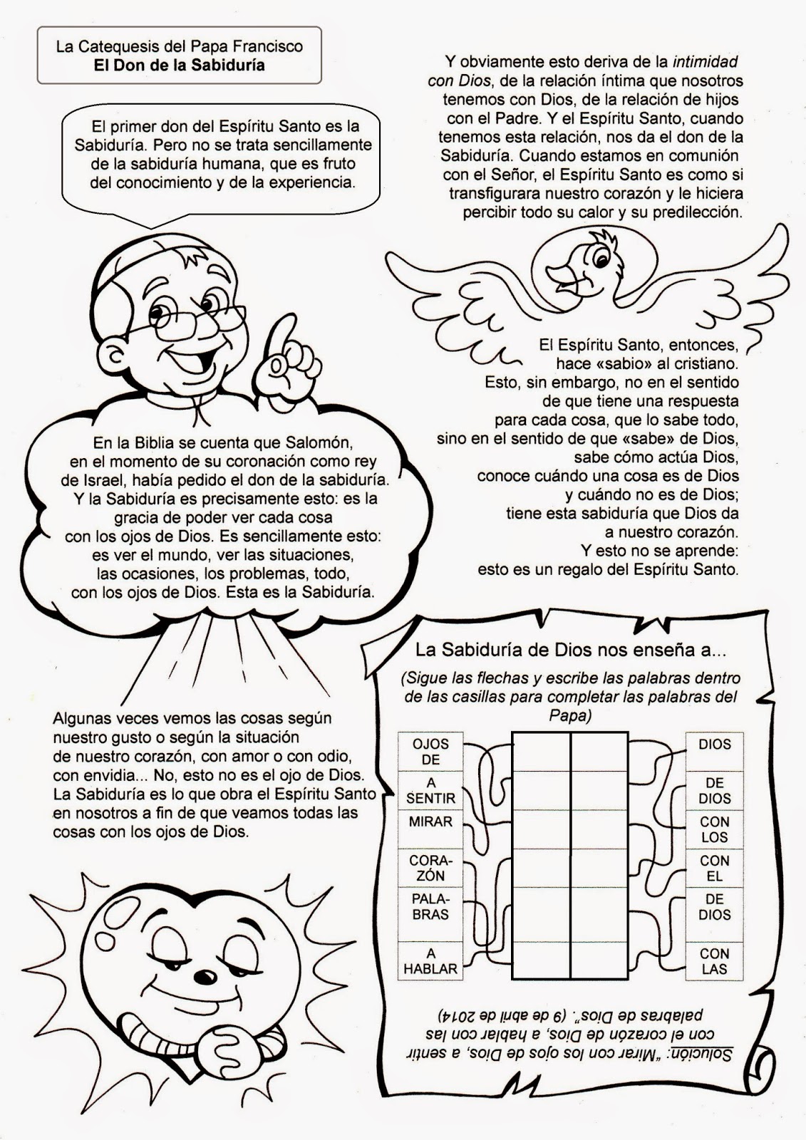 El Rincón de las Melli: La Catequesis del Papa Francisco: El Don de la ...