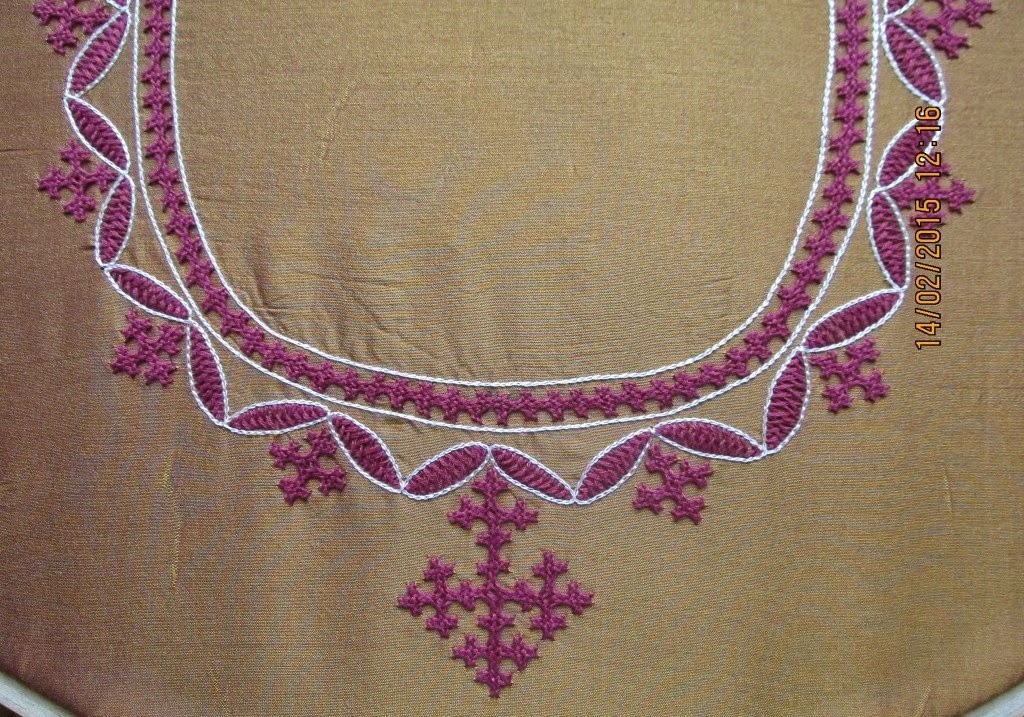 MY CRAFT WORKS: Kutch Work blouse - completed