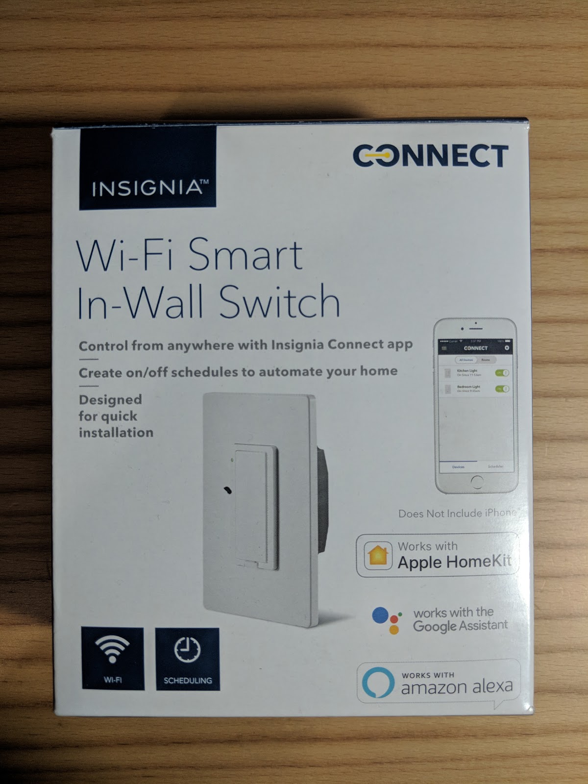 Home Automation: Review: Insignia Wi-Fi Smart In-Wall Switch - Updated