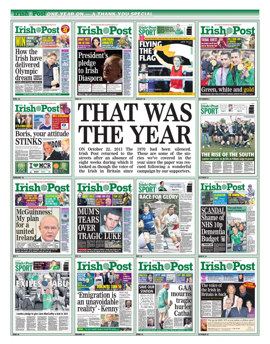 Sands Media Services: First year celebration at The Irish Post