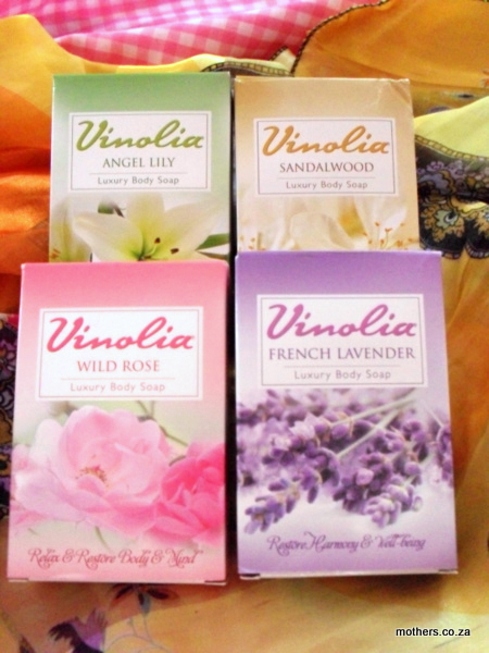 Mel's Mouthful on Mothering: Vinolia Luxury Soap Giveaway