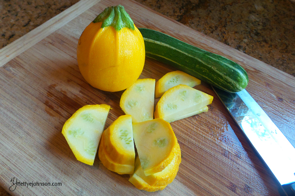 Microgreens, Mustard Greens and One-Ball Squash - Nettye Johnson