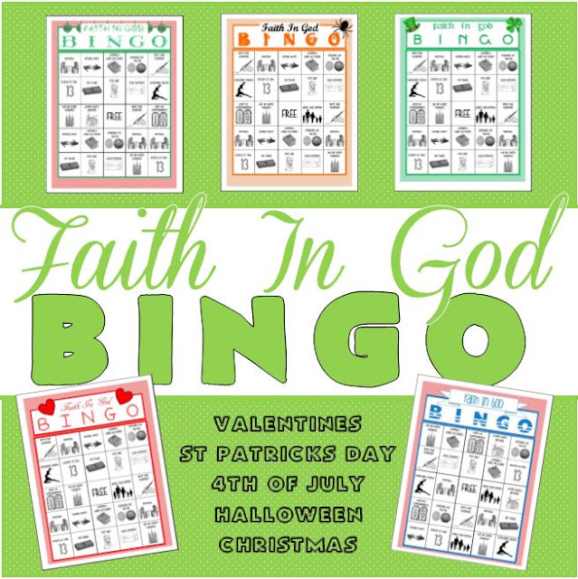 Primary Activity Ideas: Faith In God BINGO Game