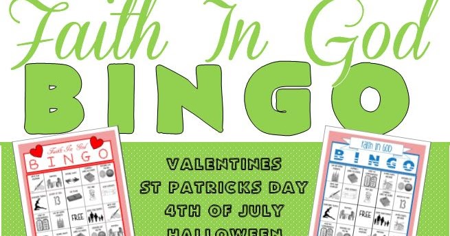Primary Activity Ideas: Faith In God BINGO Game