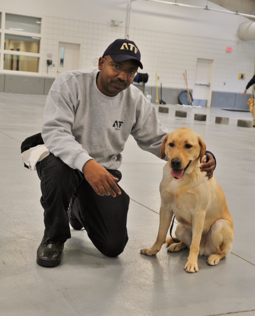 Changing of the Guard for PGFD Accelerant Detection Canines
