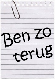 KLUIFJES: BEN ZO TERUG - BACK IN A JIFFY