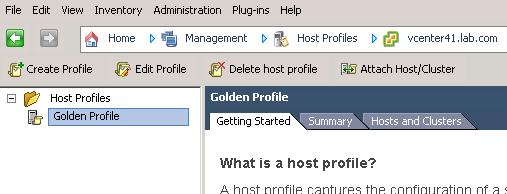 VMware Host Profiles - Detailed View -Part 1