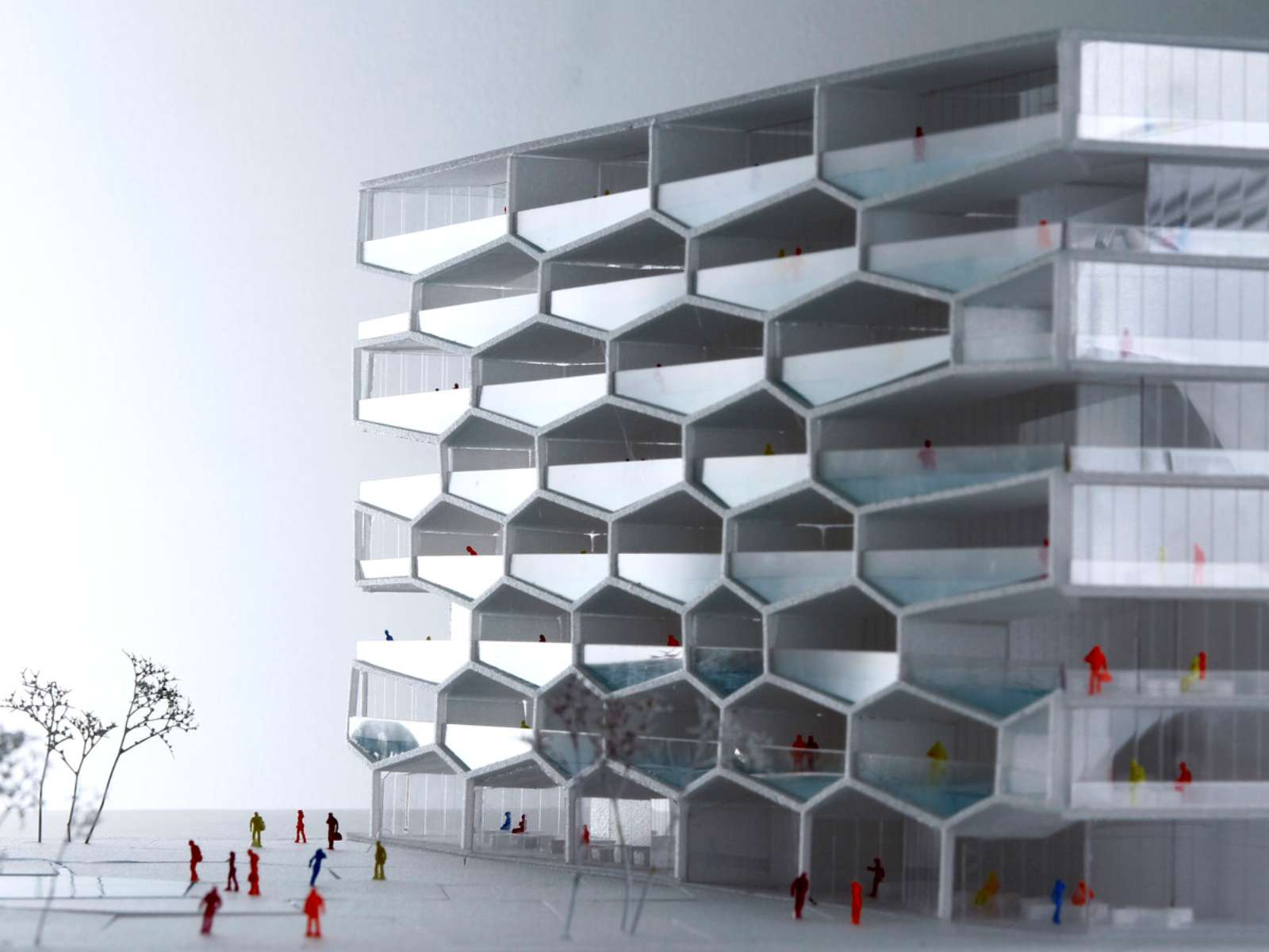 architecture now and The Future: HONEYCOMB BUILDING BY BIG