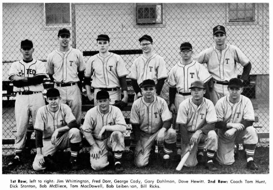 Baseball Nuggets: Caltech teams of the 1960s