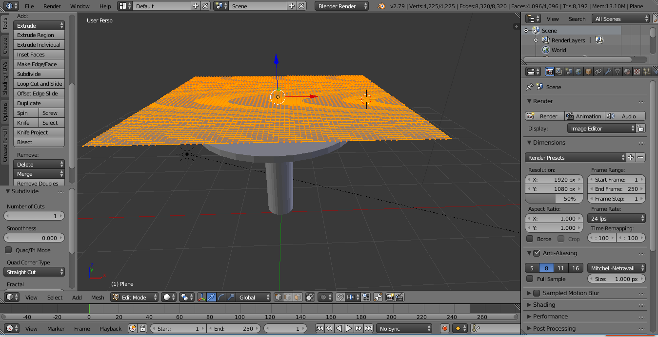 Blender Sinhala Tutorial - How to apply table cloth for a table ~ IT Sinhala Tutorials