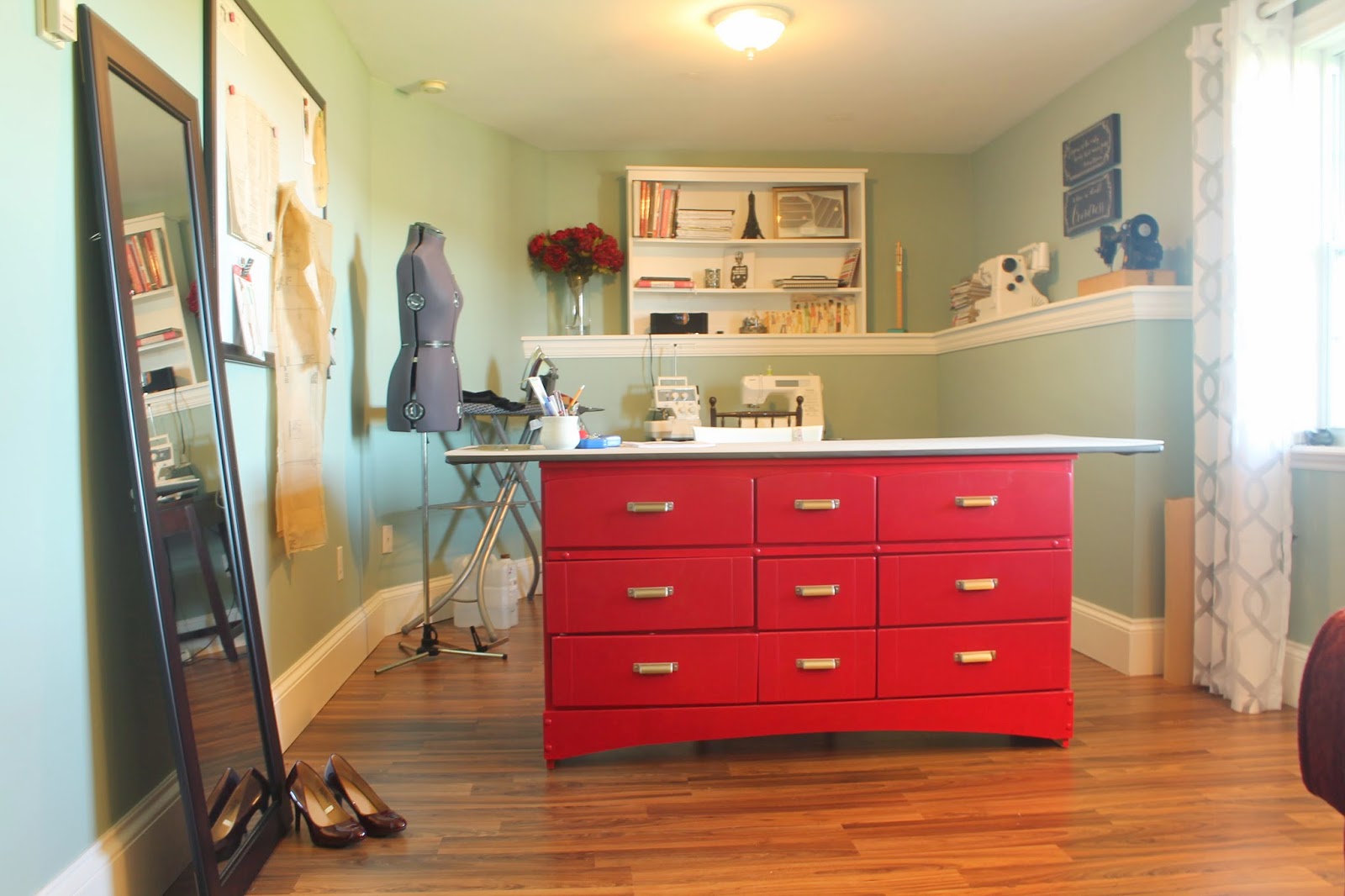 Rhonda's Creative Life: Sewing Room Inspiration and Cleaning Part 2