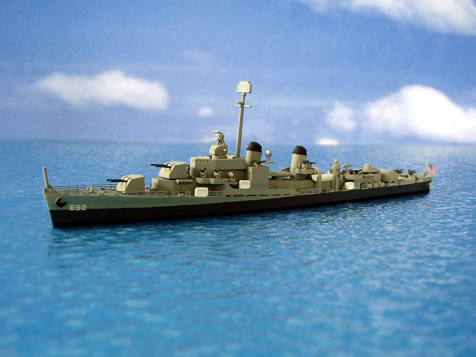 MODELISMO NAVAL DE JOHNNY CHARLIE: Destructor de EE.UU. "USS ALLEN M ...