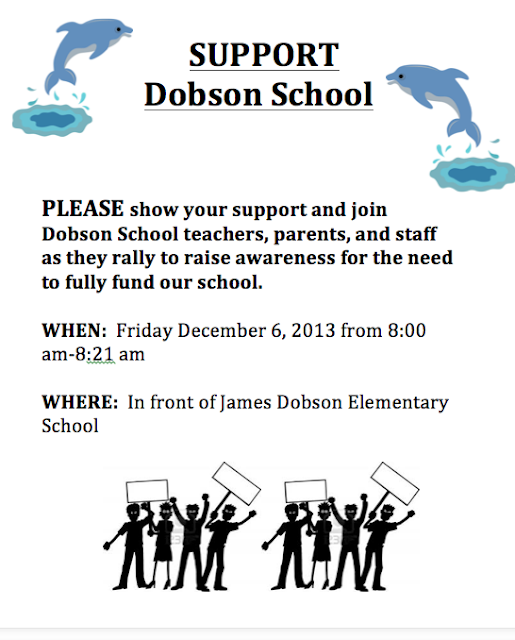 Welcome to James Dobson School's Blog!: Come Support Our School!