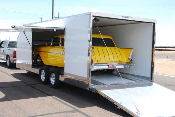How To Properly Load a Car Into an Enclosed Trailer