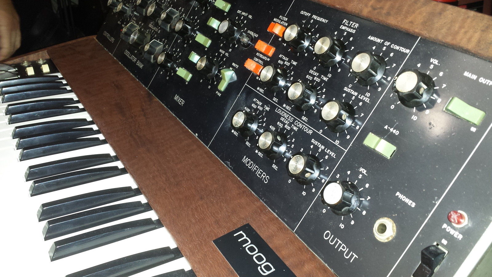 MATRIXSYNTH: 1971 Original Vintage Moog MuSonics Minimoog MODEL D SN 1204