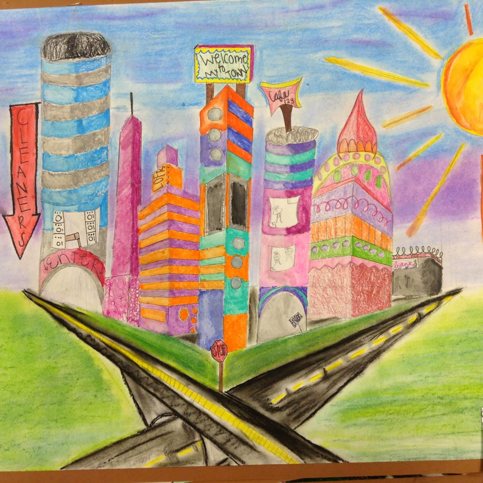 Art Over Time: 2 Point Perspective