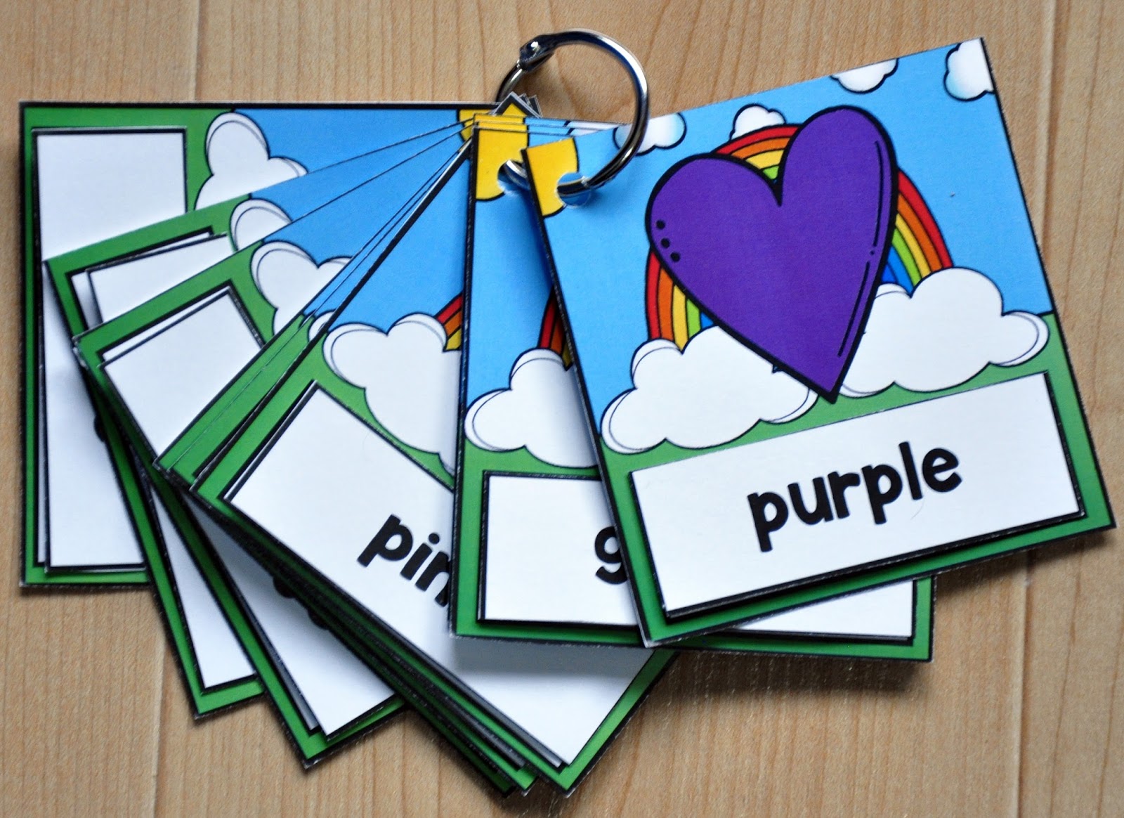 File Folder Heaven Blog: "Hearts In Many Colors" Adapted Book and ...