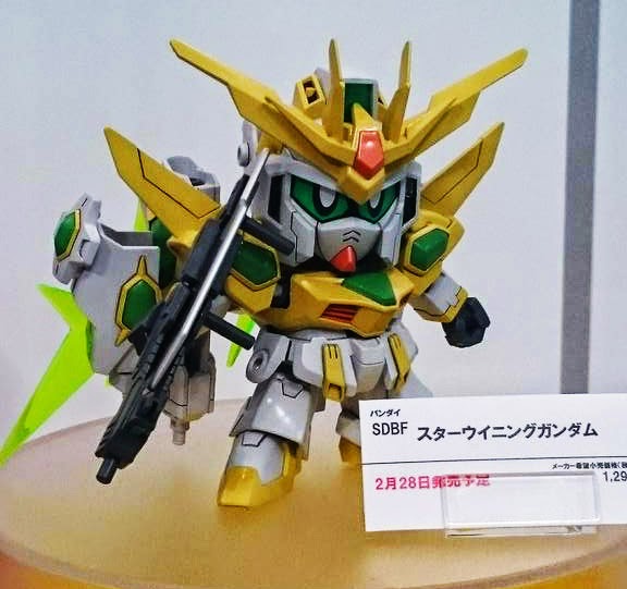 SDBF Star Winning Gundam Exhibited at World Hobby Fair 2015 "Winter"