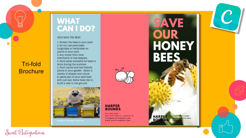 Using Canva With Project Based Learning Lessons | Sweet Integrations