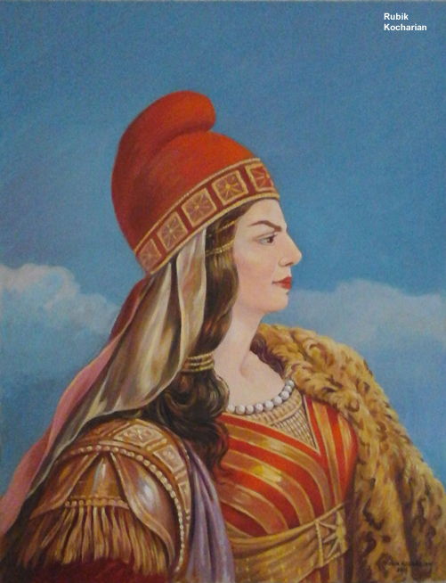 Paintings by Rubik Kocharian: Amasya - Amazon Queen