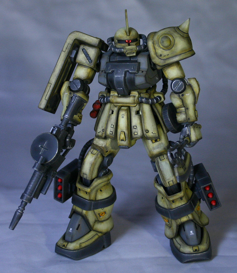 HGUC 1/144 Zaku II F2 Custom Build - Gundam Kits Collection News and ...