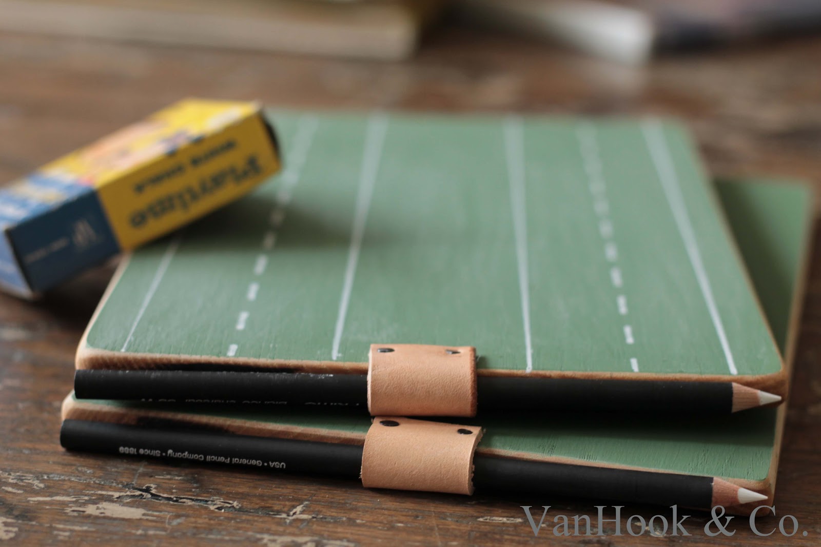 VanHook & Co.: Lined Green Writing Chalk Boards