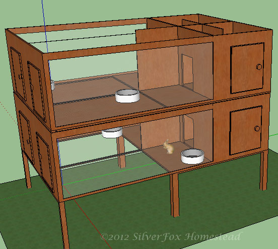 The Journey to the Silver Fox Homestead: Rabbit Hutch Design