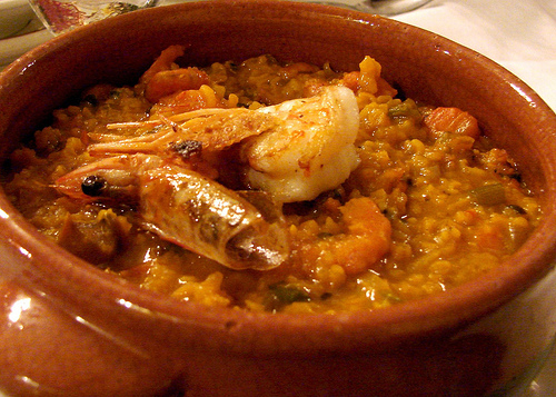 Guacho de camarones con coco | Recetas de Oscar