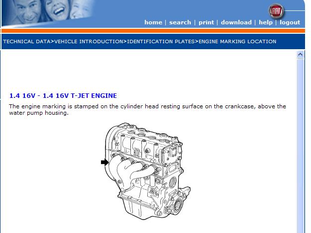engine number location? - Fiat 500 USA Forum