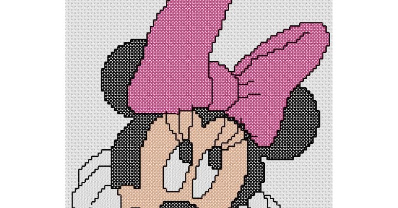 free cross stitch patterns and links: MINNIE MOUSE