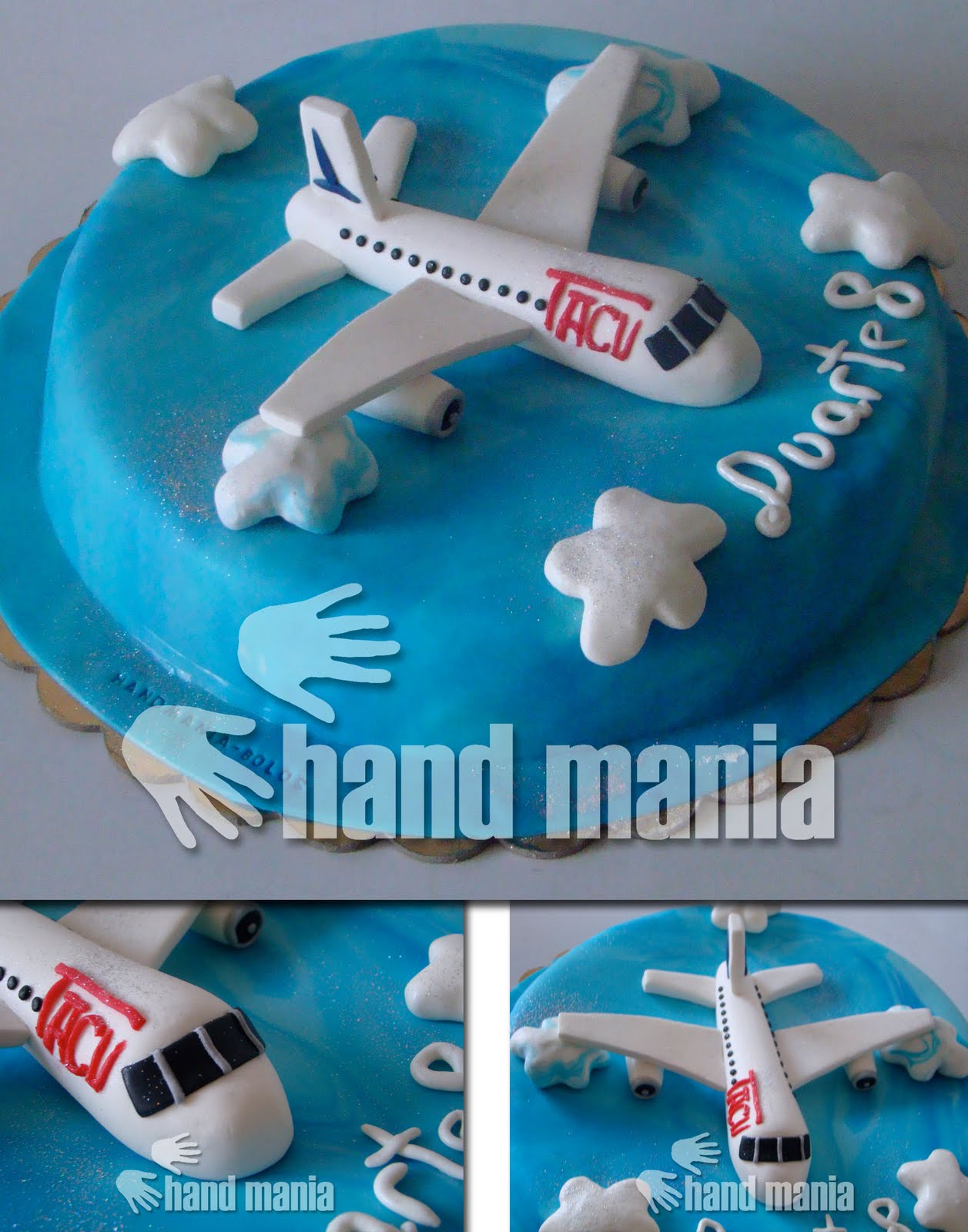Hand Mania Bolos: #383 Bolo Avião TACV