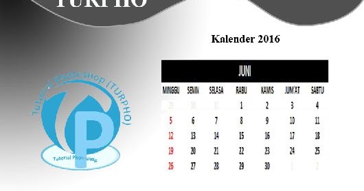 TURPHO: Membuat Kalender Meja Menggunakan Photoshop